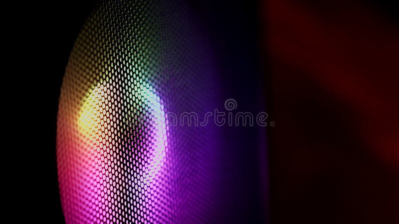 Close Up of Computer RGB Gaming, Illuminated by Colored LED Stock Video ...