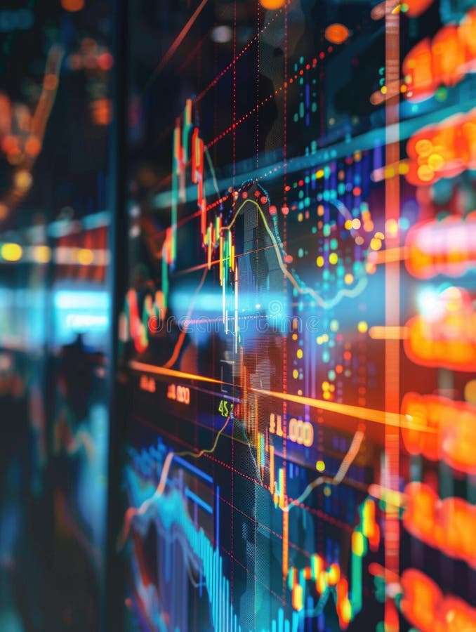 Computer Screen with Graphs Stock Image - Image of generated, analytics ...