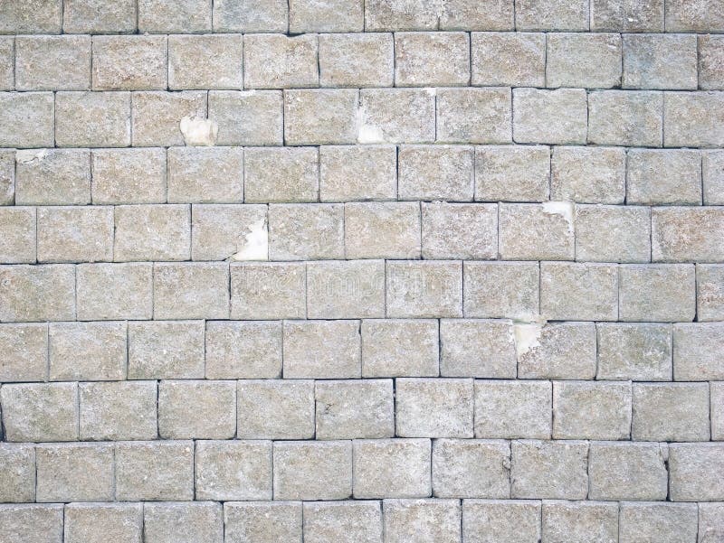Concrete blocks wall stock image. Image of detail, construction - 190190587