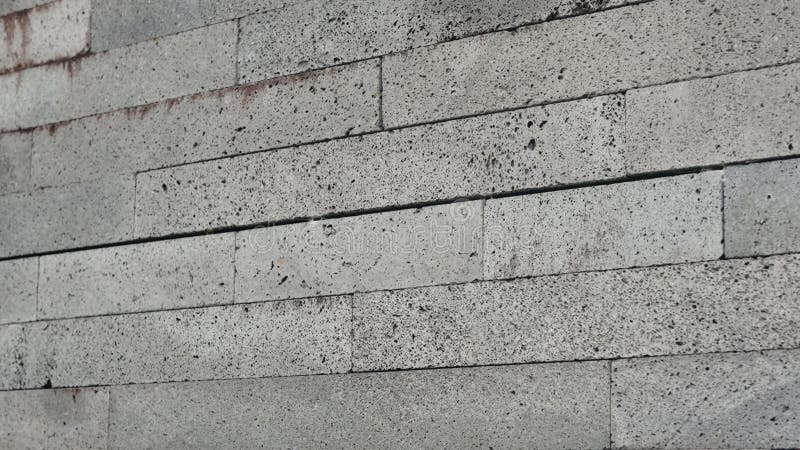 Close-Up of Concrete Brick Wall Showing Texture and Pattern Stock ...