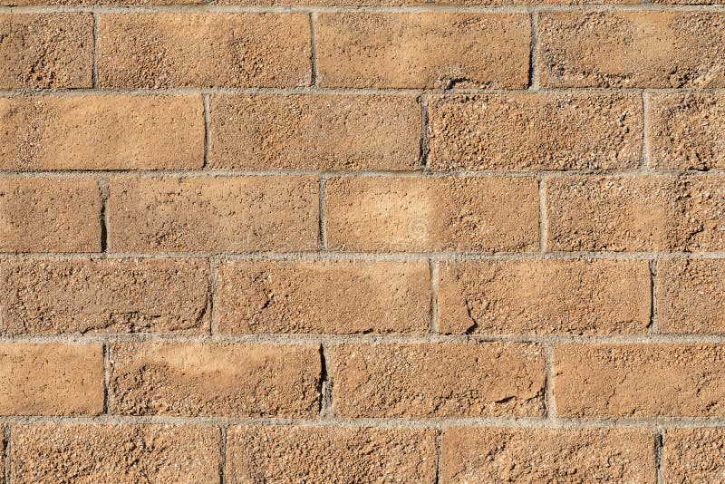 Concrete Brown Brick Block Background Stock Photo - Image of backdrop ...