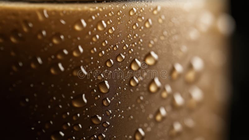 Close-Up of Condensation Droplets on Glass Surface Stock Image - Image ...