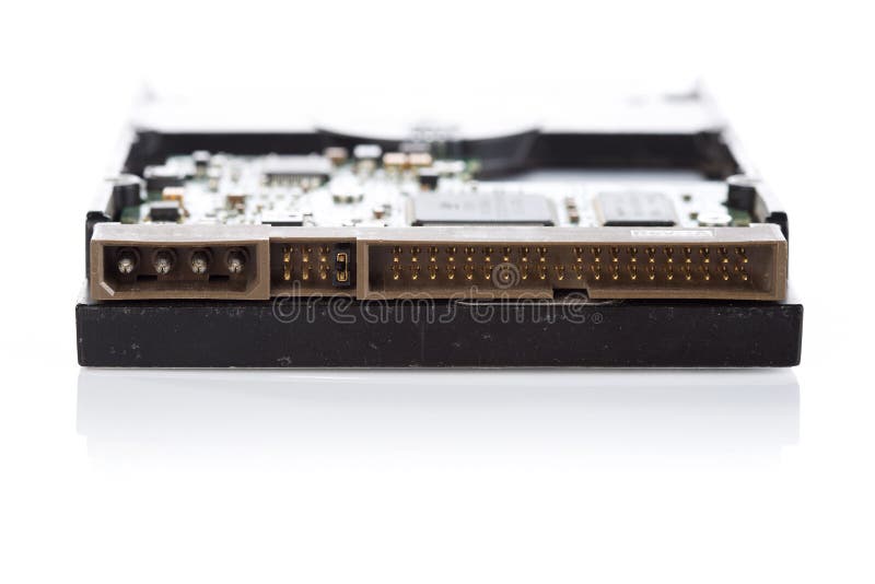 Close Up Conector Pin of Harddisk Drive Stock Image - Image of isolated ...