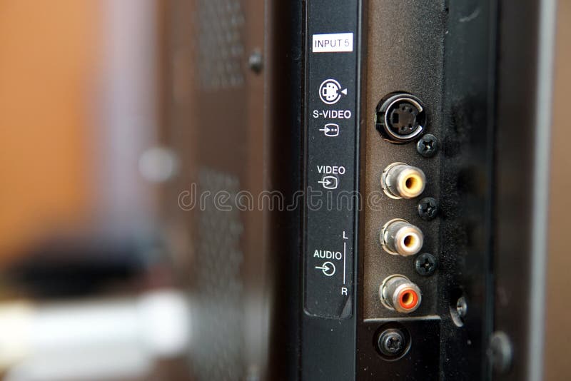 Close Up of Rear End of Music Amplifier Stock Photo - Image of electric ...
