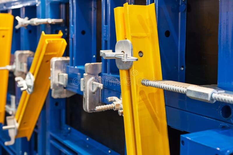 Close Up of Construction Formwork. Stock Photo - Image of close ...