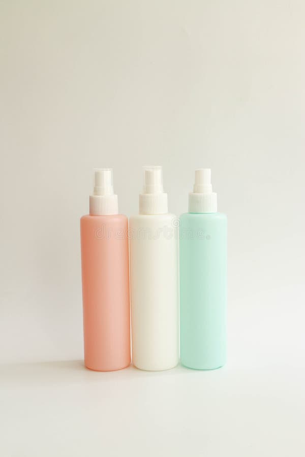 Empty and Plain Plastic Bottle on White Background Stock Image - Image ...