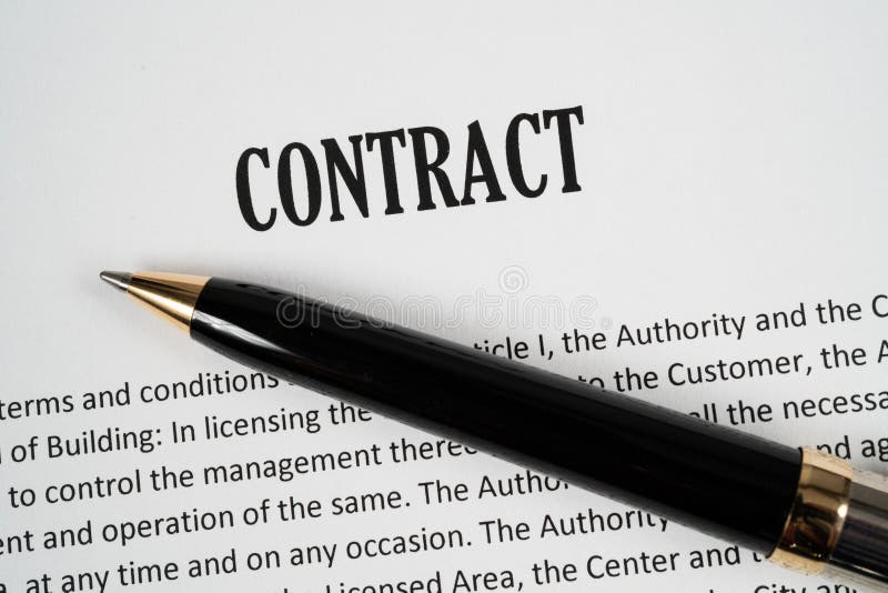 Contract with pen stock photo. Image of lawyer, human - 157519870