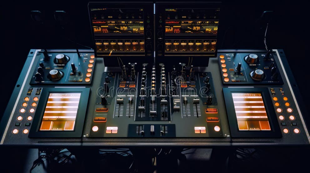 Close Up of Control Panel with Multiple Controls on the Side of it ...