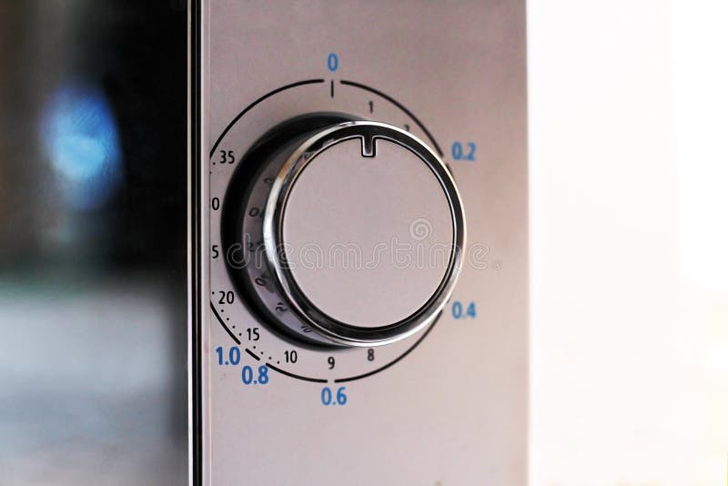 Close Up the Controller of Silver Oven. Stock Photo - Image of domestic ...