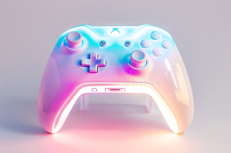 Close Up of a Controller on a White Surface Stock Image - Image of ...