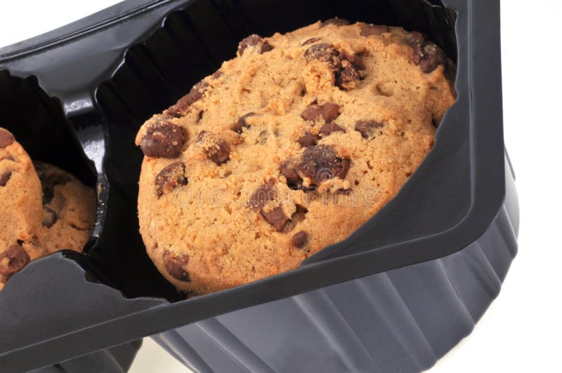 Close-up Cookies in Their Plastic Packaging Stock Image - Image of ...