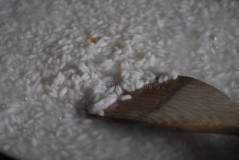 Close up of cooking rice stock image. Image of dish - 175179539