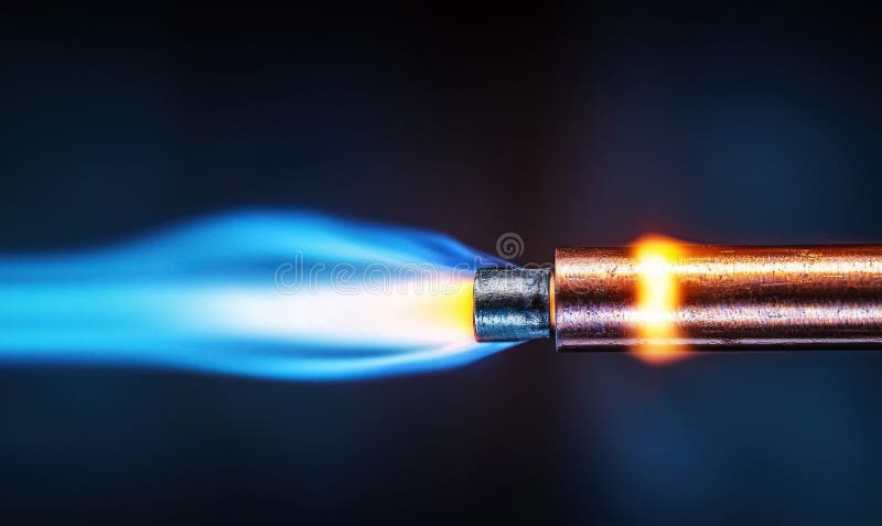 Soldering Copper Pipe stock photo. Image of craft, soldering - 367820472