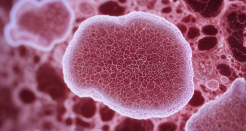 Close-up of a Coral-like Structure, Possibly a Microscopic Organism or ...