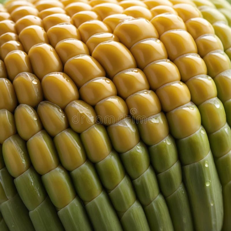 Close-up of Ripe Corn Kernels Stock Image - Image of snack, flower ...