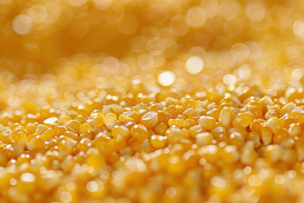 Close-Up of Corn Mash during Ethanol Fermentation with Visible Bubbles ...