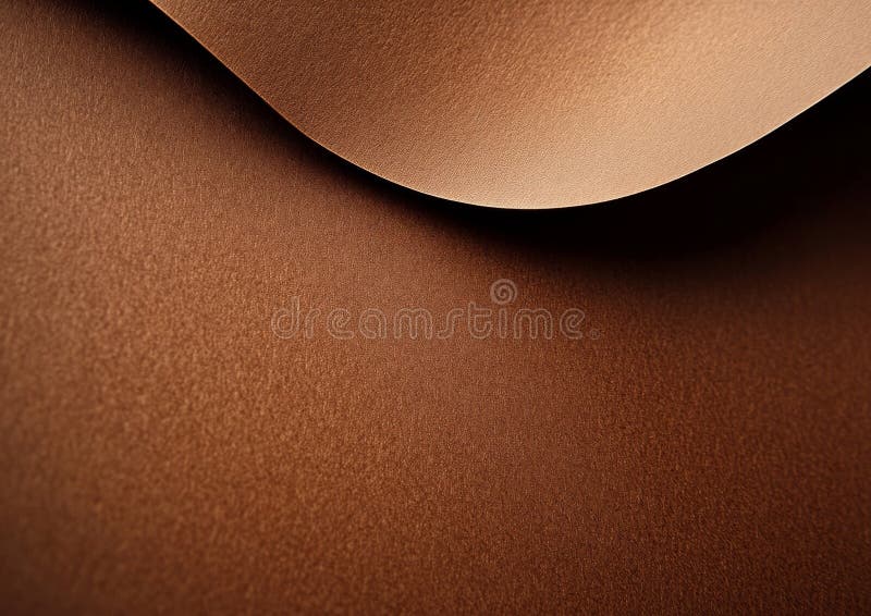 A Close-up of the Corner Curve of Chocolate Brown-colored Paper ...