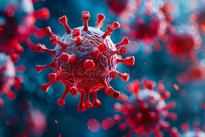 A Close Up of a Corona Virus Stock Image - Image of reef, virus: 325016569