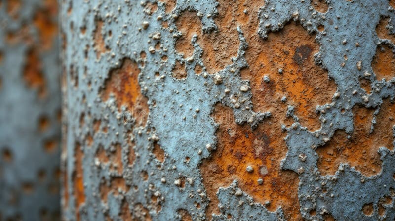 Concrete Surface with Corroded Rust Streaks, Detailed Shot Stock ...