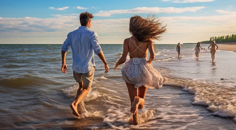 Couple Walking on the Beach, Boy and Girl Walking on the Beach, Couple ... Couple Walking on the Beach, Boy and Girl Walking on the Beach, Couple ...