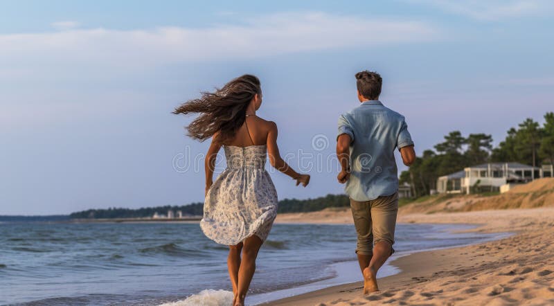 Couple Walking on the Beach, Boy and Girl Walking on the Beach, Couple ... Couple Walking on the Beach, Boy and Girl Walking on the Beach, Couple ...