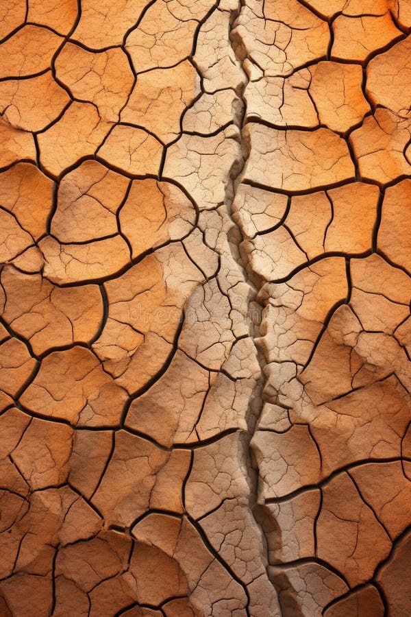 Close-up of Cracked Dry Desert Soil Texture Stock Image - Image of ...