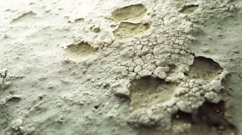 Close-up of a Cracked and Pitted Surface Stock Illustration ...
