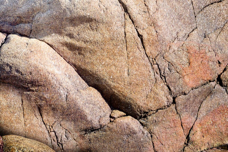 Close Up of Cracked Rock Fragment Stock Image - Image of ancient ...