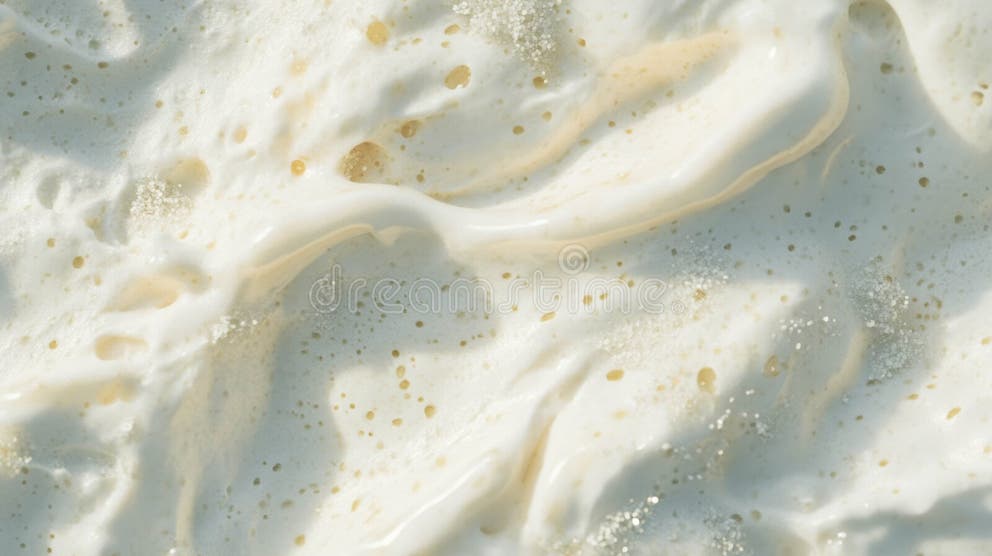 Close-up of Creamy Caesar Dressing with Parmesan Texture for Culinary ...