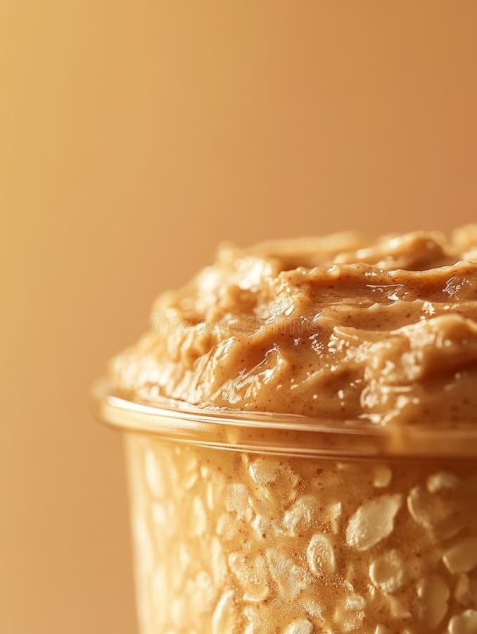 Close-up of Creamy Hummus in a Container. Stock Image - Image of ...