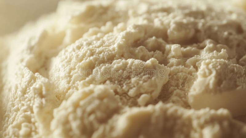 Close-up of Creamy Vanilla Ice Cream Texture Stock Photo - Image of ...