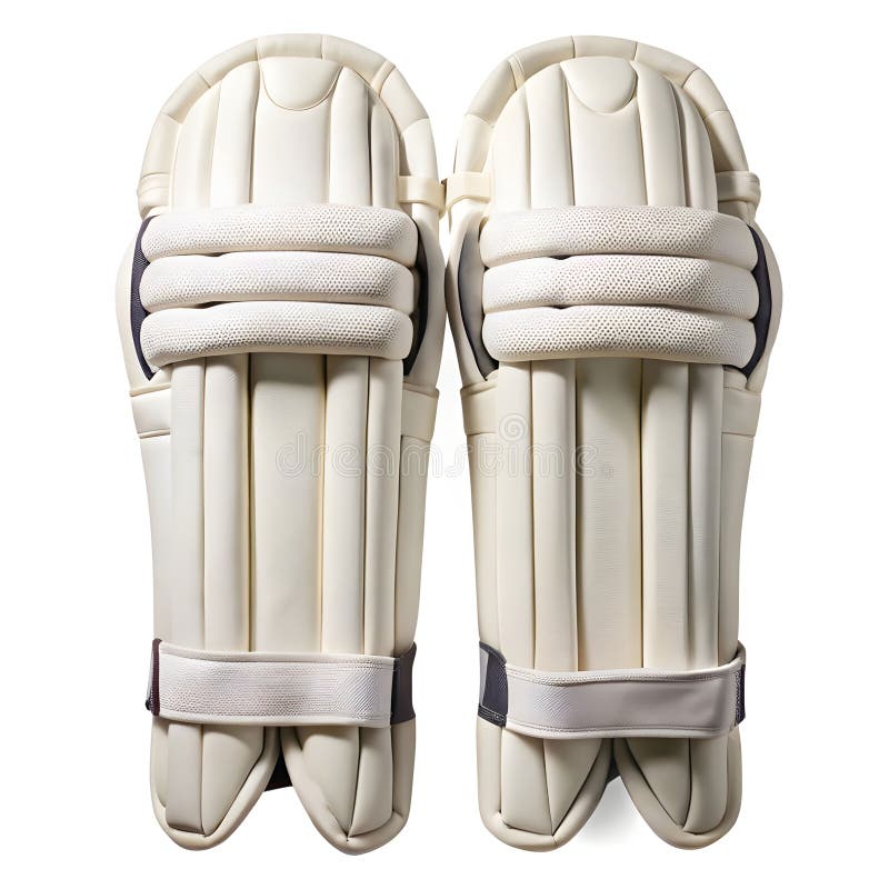 Close-up of Cricket Batting Gloves on White Background Stock ...