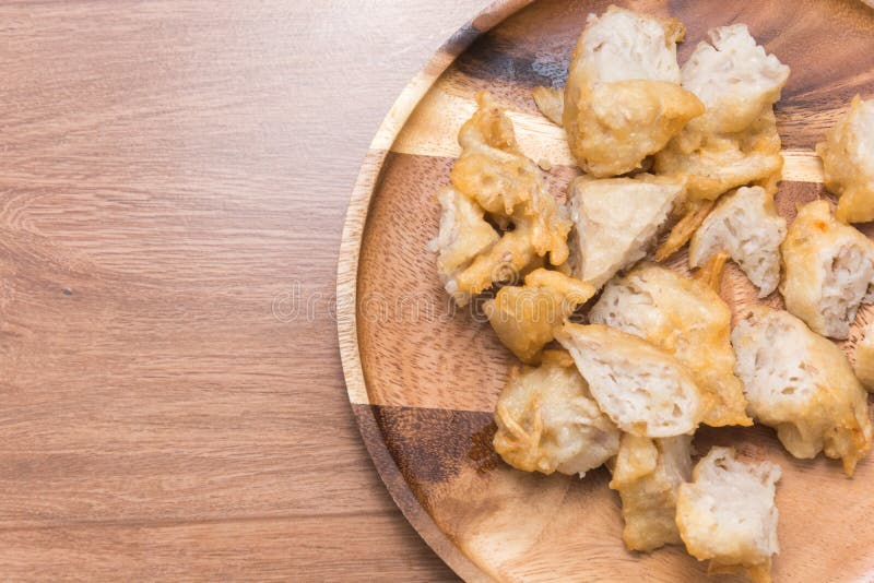 Crispy Fried Taro and Sauce Stock Photo - Image of crispy, china: 106545556