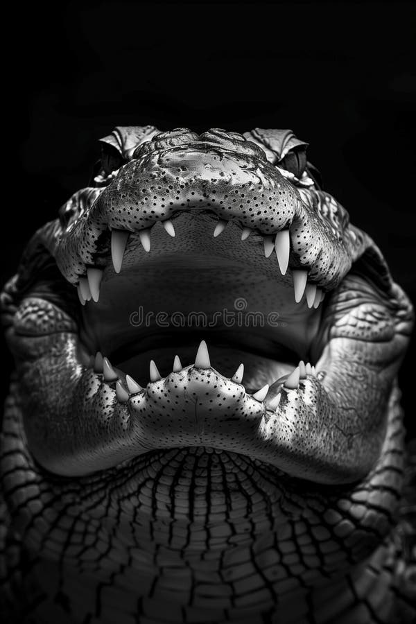 Close Up of a Crocodile Showing Razor Sharp Teeth. V2 Stock Image ...