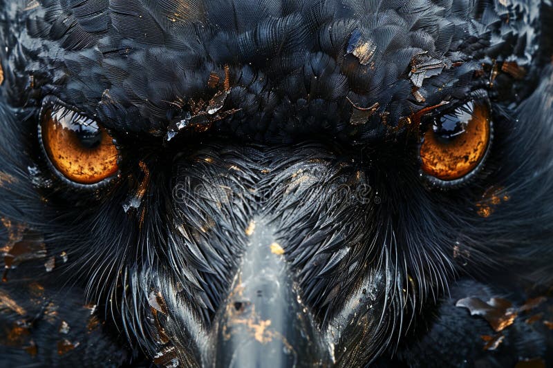 Close-up of a Crow S Eyes Showcasing Their Intense and Intelligent ...