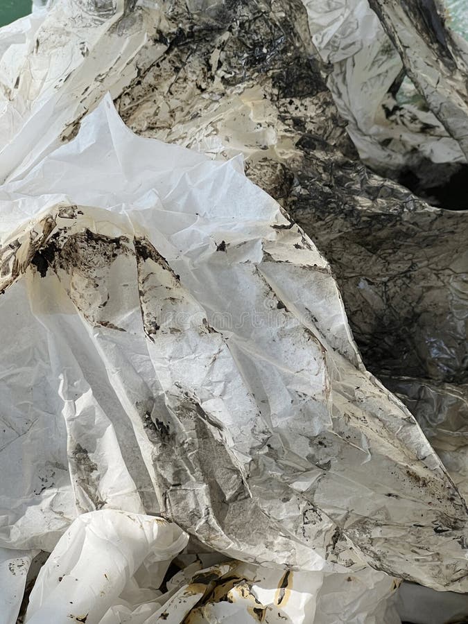 Crumpled Dirty Plastic Texture Stock Image - Image of garbage, recycle ...