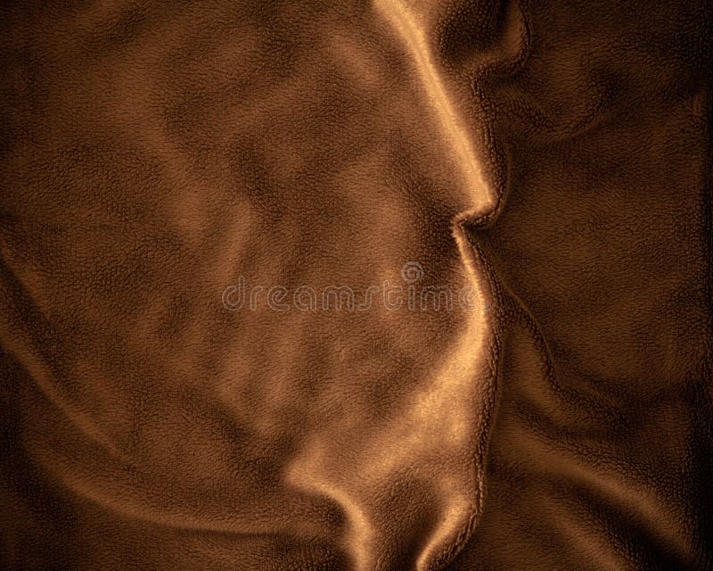 Close Up on Crumpled Golden Brown Fur Fabric Stock Photo - Image of ...