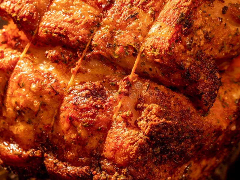 Close up of a crust roast stock image. Image of cooking - 241023237