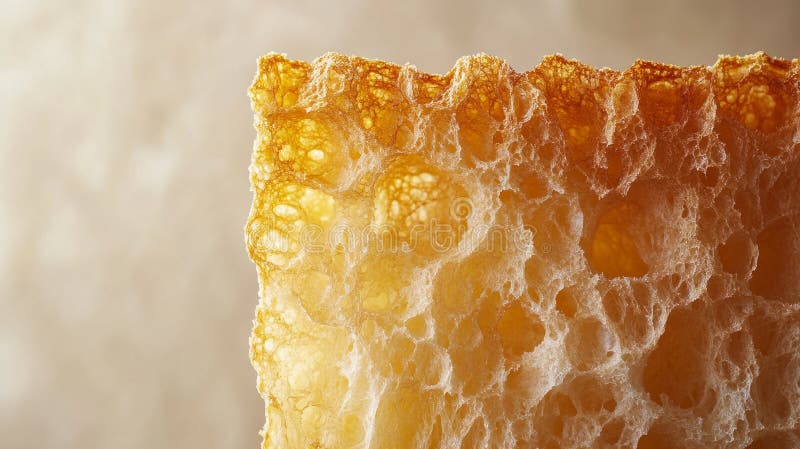 Close-up of Crusty Bread with Detailed Texture. Stock Image - Image of ...