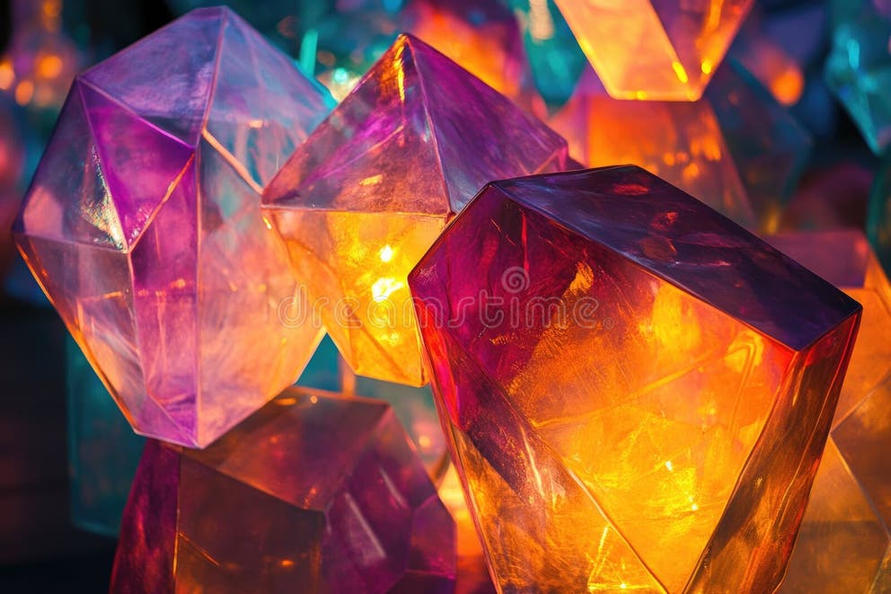 Close-up of Crystal Cubes stock image. Image of surface - 388172429