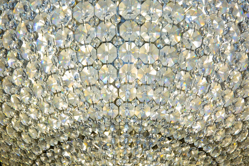 Close-up of Crystal Texture Background with Shiny, Abstract Patterns ...