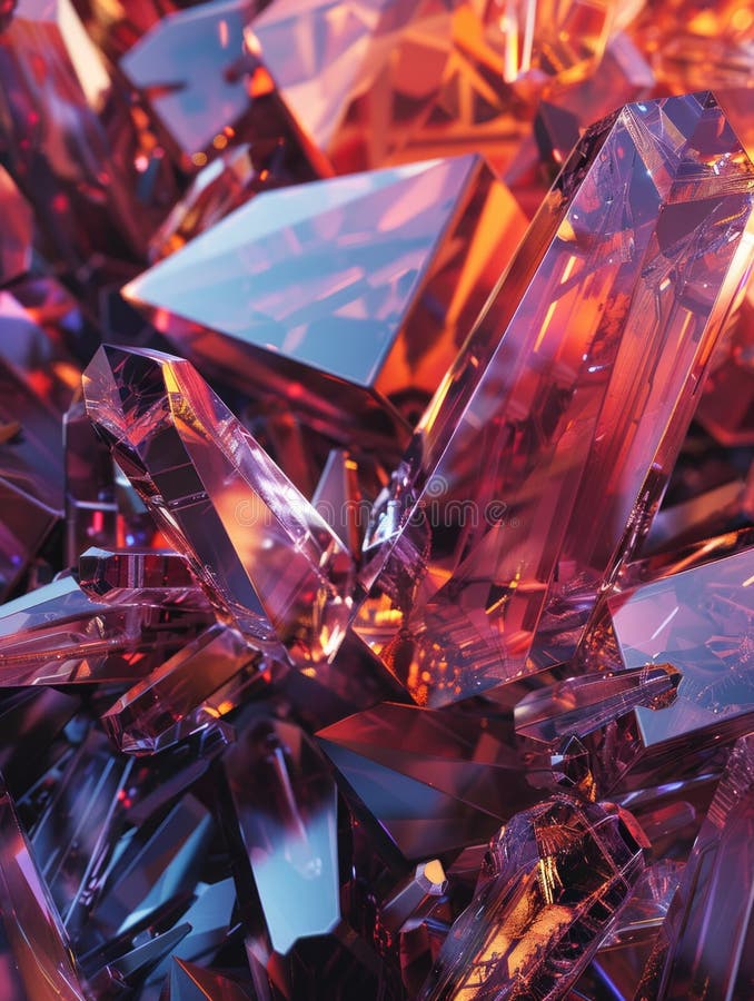 Close-up of Ice Crystals on a Frozen Lake Ice during Winter Time. Plant ...