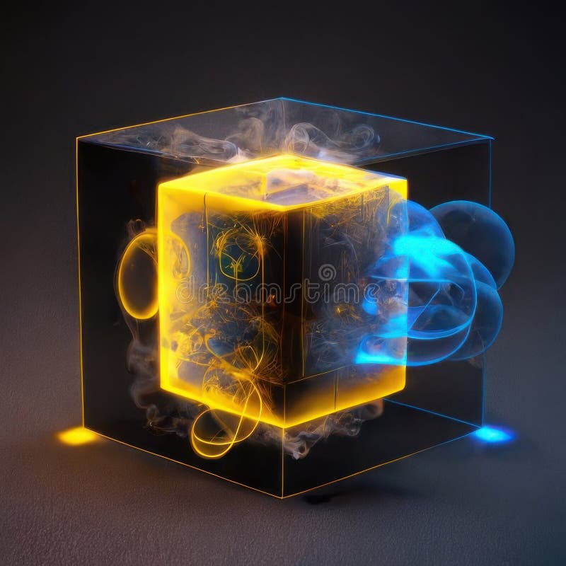 Cube Particle Theory Stock Illustrations – 27 Cube Particle Theory ...