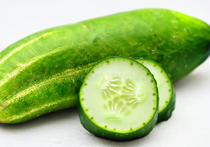 Close up Cucumber stock illustration. Illustration of cutting - 312167631