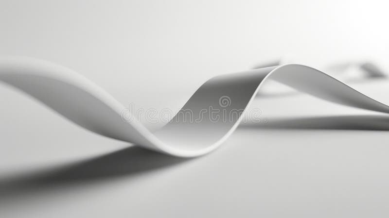 Close Up of a Curved Object on a Table. Suitable for Various Design ...