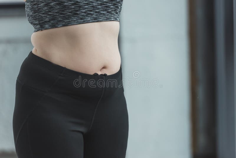 Close-up of Curvy Girl Belly Stock Image - Image of belly, action ...
