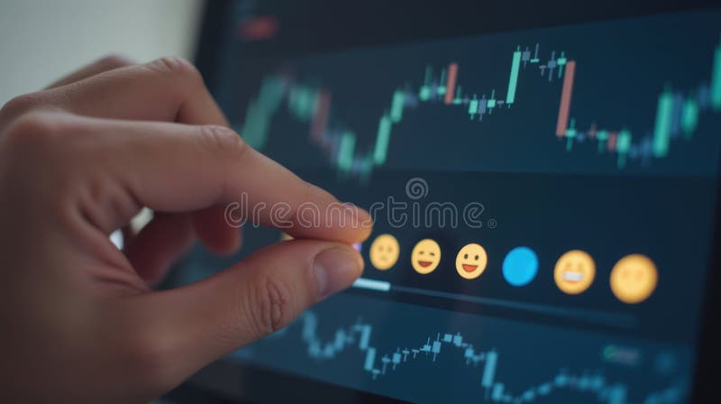 Close-up on Customer Feedback Interactive Emoji Rating Graphic Design ...