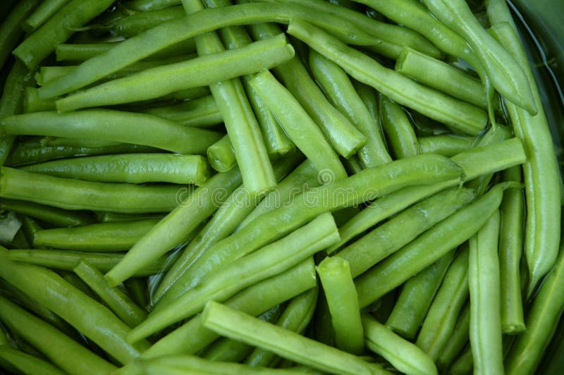 Close-up of Cut String Beans. Stock Image - Image of foodstuffs ...