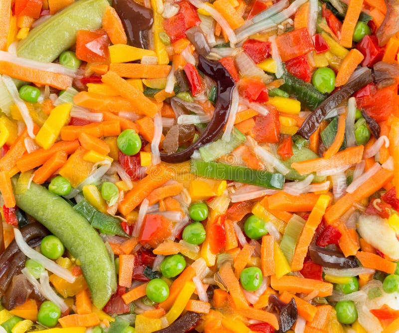 Close Up of Cut Vegetable Mix Stock Photo - Image of vegetarian ...