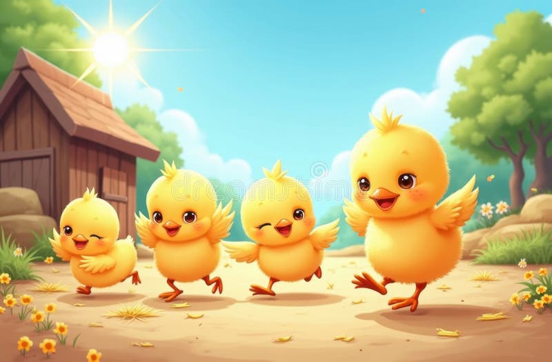Close Up of Cute Baby Chickens Running Around 16-1-2025 Stock ...